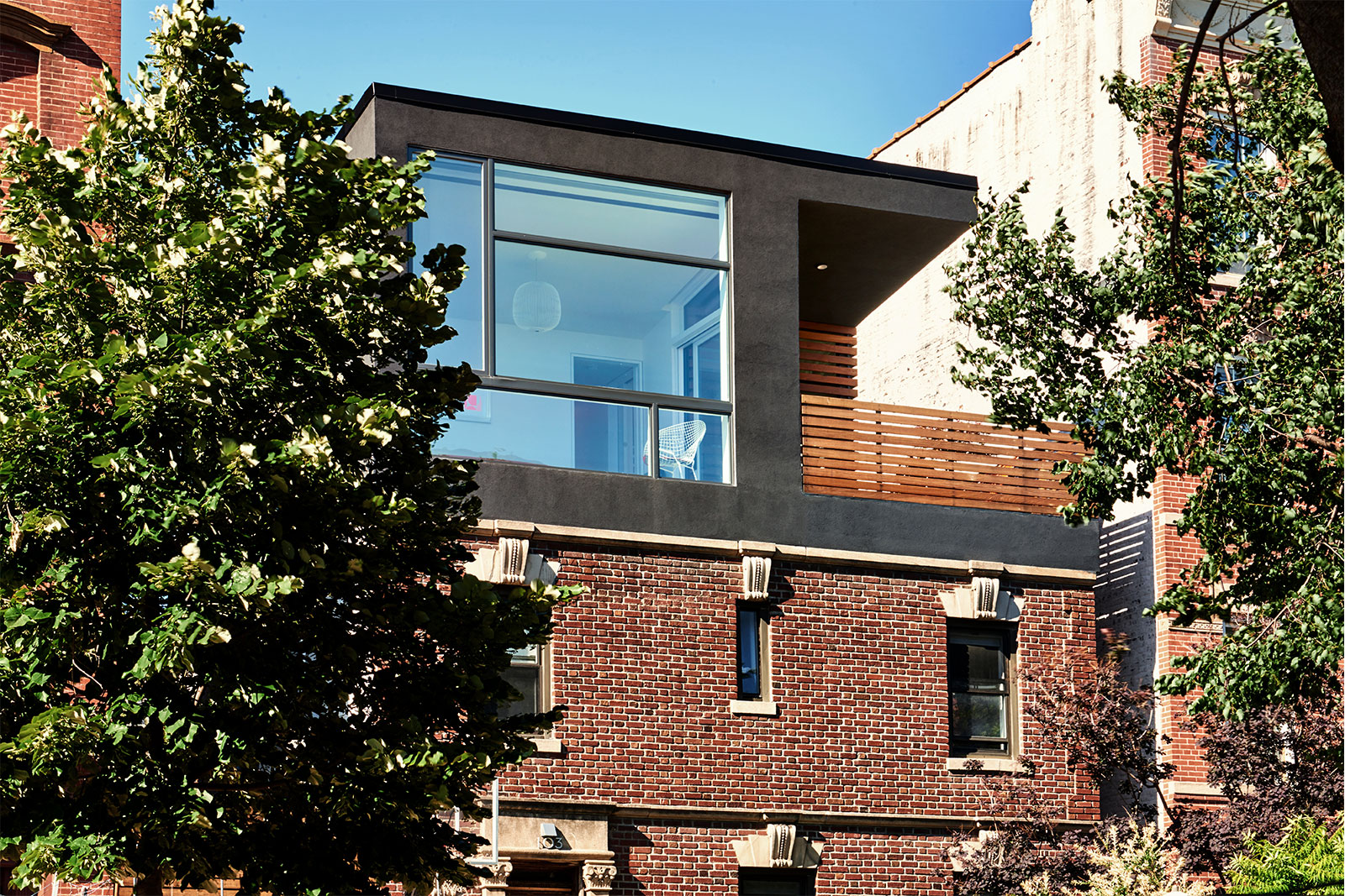 Modern Rooftop Addition to Carriage House